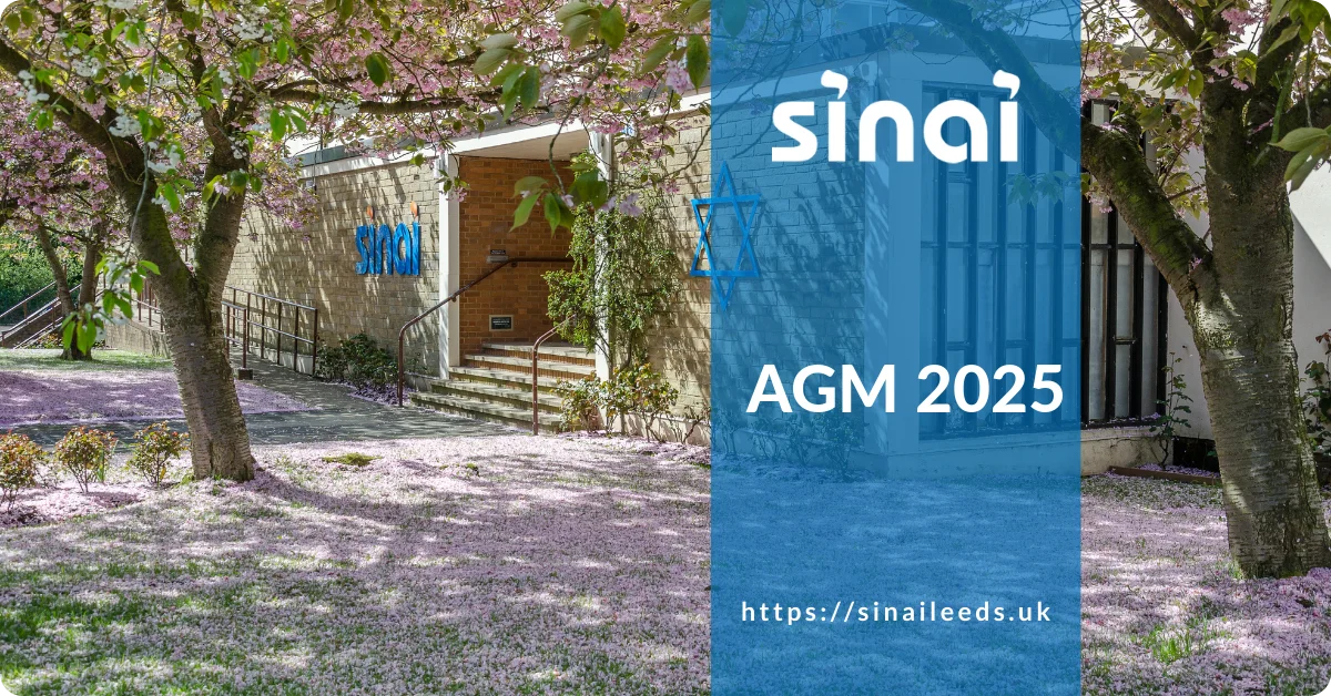 Sinai Synagogue Leeds - AGM 2025